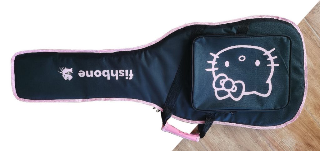 Fishbone Hello Kitty PINK Strat 2024 Pink Hello kitty With fishbone gig ...